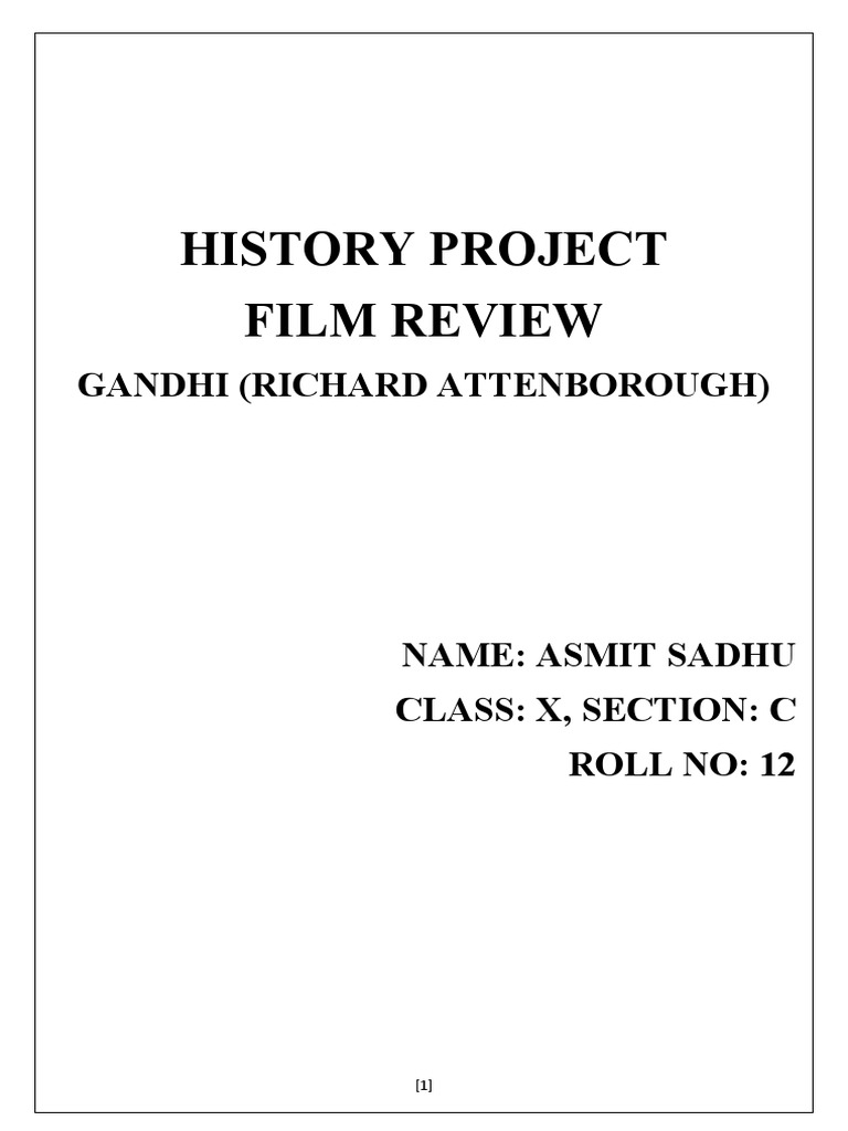 History Project | PDF | Mahatma Gandhi | Muhammad Ali Jinnah