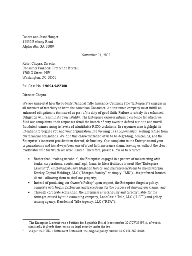 Rebuttal | PDF | Insurance | Foreclosure