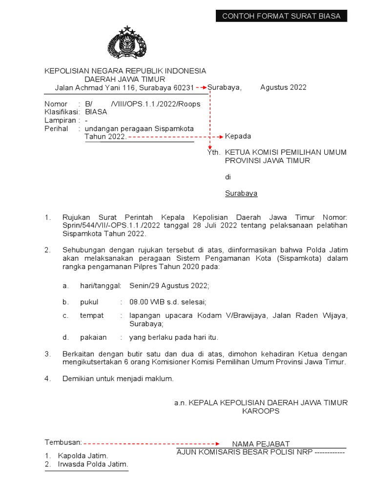 Format Naskah Dinas | PDF