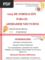 PRESENTACION DISTINTIVO ADORACION NOCTURNA | PDF