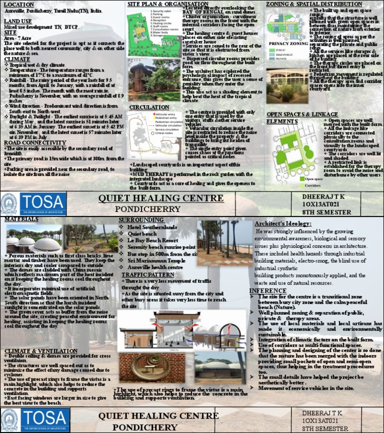 Case Study 1 | PDF | Ventilation (Architecture) | Auroville