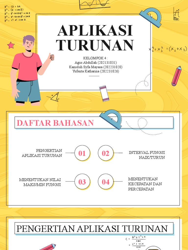 Aplikasi Turunan | PDF | Metode & Bahan Ajar
