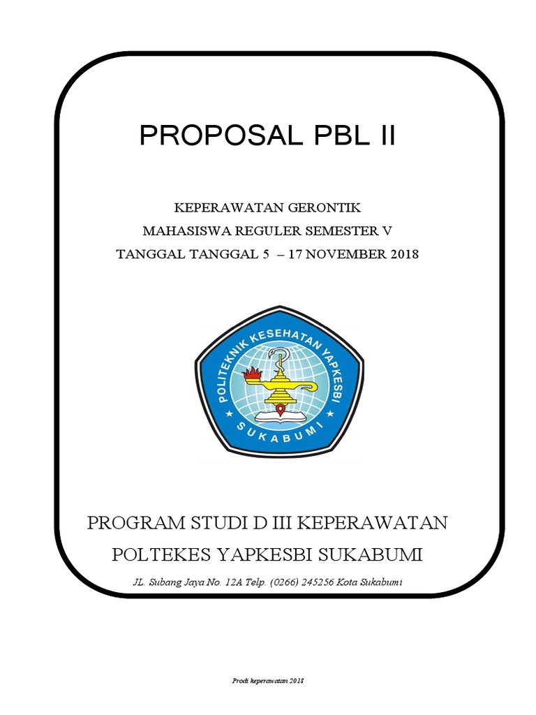 Proposal PBL Ii | PDF