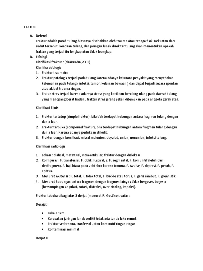 LP Keti Fraktur | PDF