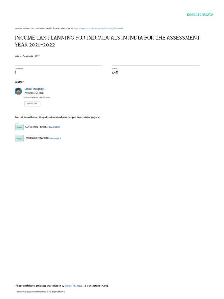 Research Paper | PDF | Taxes | Loans