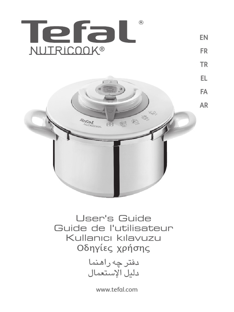 Tefal P4220737 Nutricook Pressure Cooker | PDF | Pressure Cooking | Foods