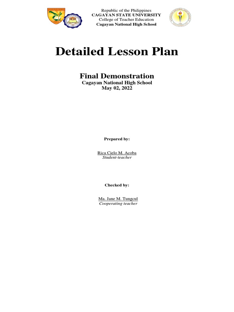 Final-Demo Plan | PDF | Reason | Learning