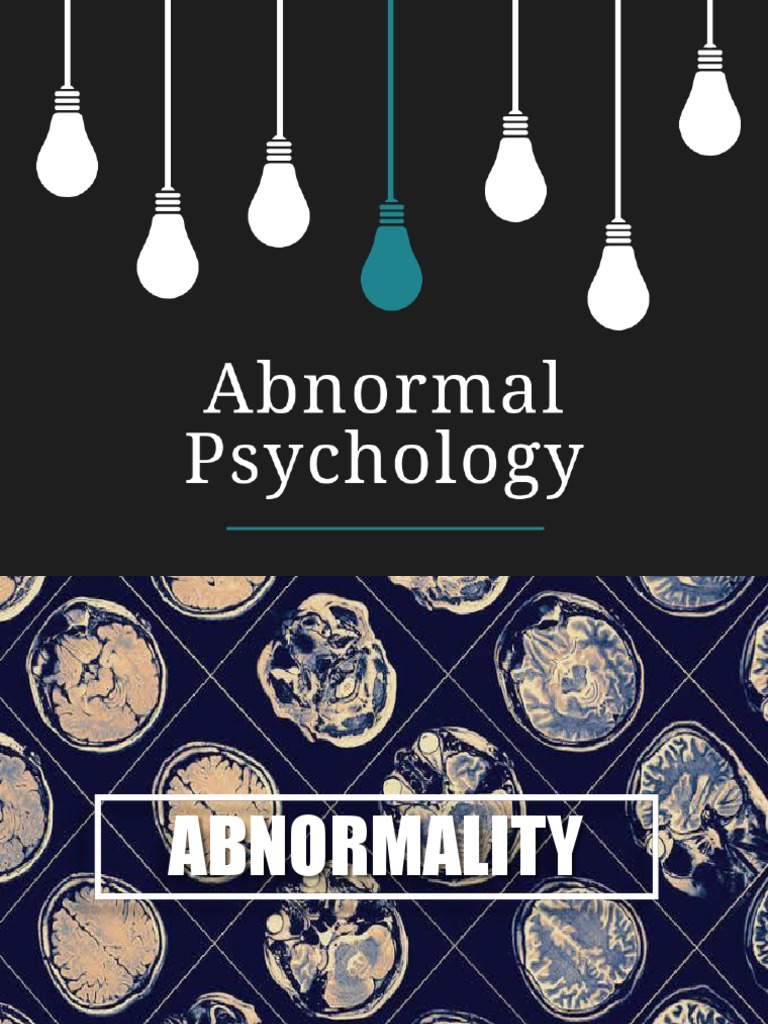 Abnormal Psychology PDF 1 | PDF | Nervous System | Brain