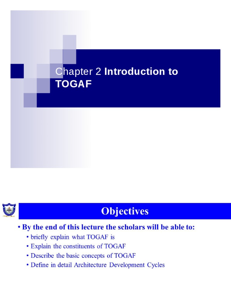 Chapter2 - Introduction To TOGAF | PDF