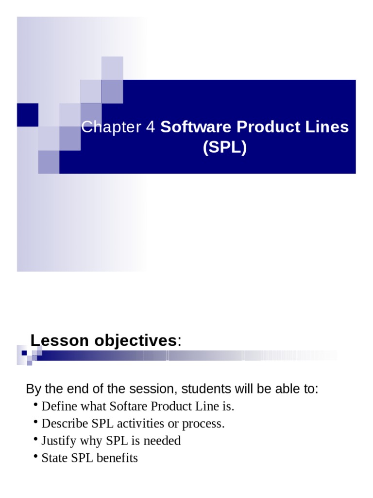 Chapter4 Software Product Lines Pdf Information Management