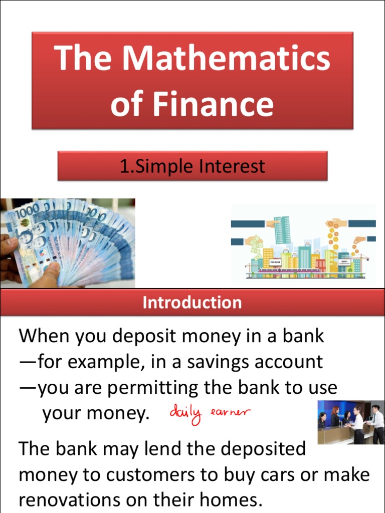 7 Simple Interest | PDF | Interest | Banks