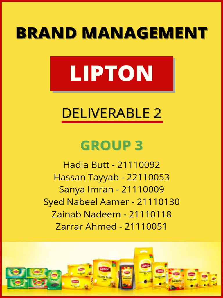 An In-Depth Brand Analysis of Lipton Tea Highlighting its Strong Brand Equity, Distinct ...