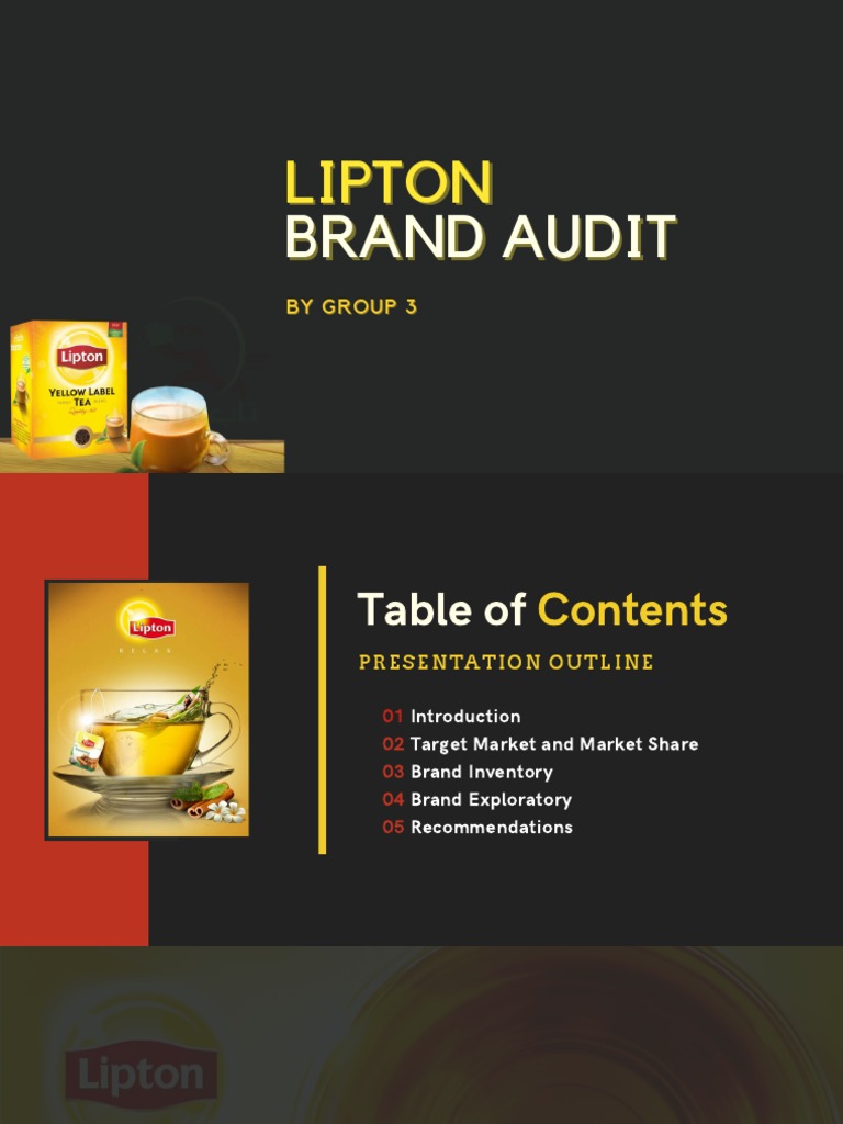 Lipton Brand Audit | PDF | Brand | Tea