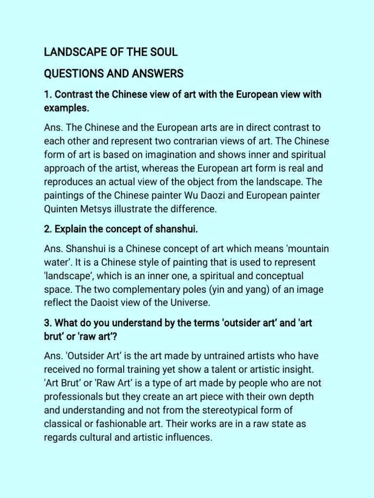 Sai Rns (Landscape of The Soul) | PDF