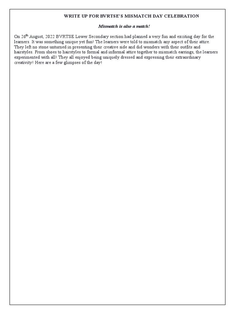 Mismatch Day Write Up | PDF