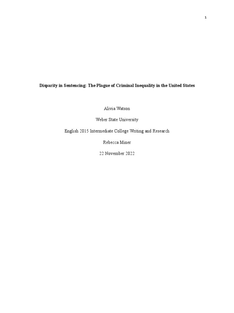 Research Paper 2 | PDF | Sentence (Law) | United States Federal ...