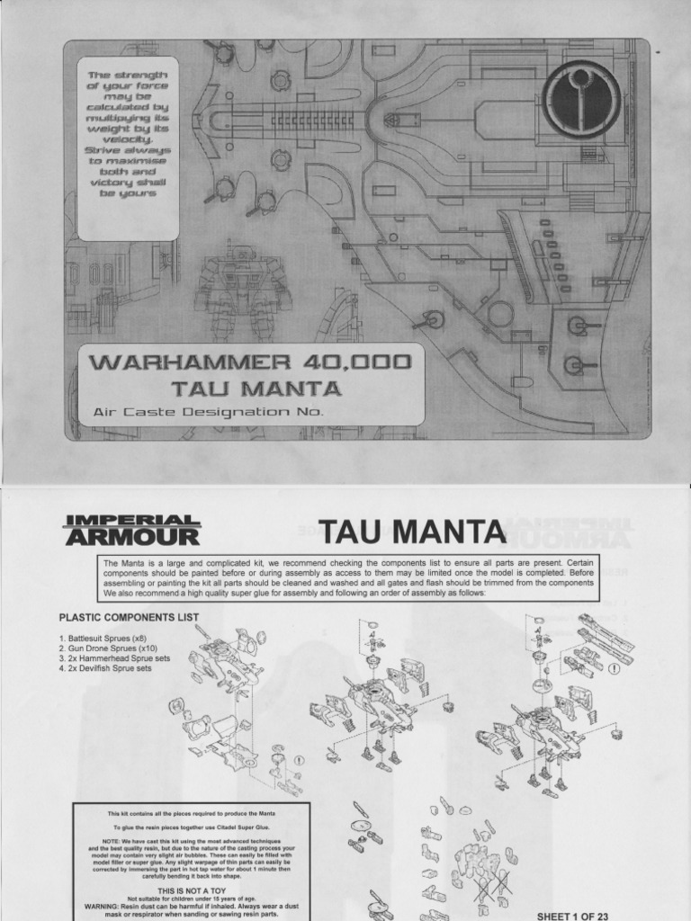 Tau Manta Assembly | PDF