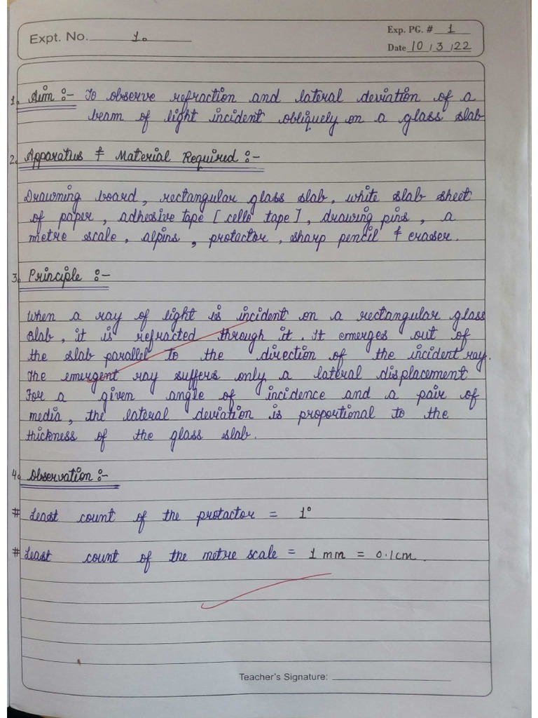 Activity 4 Glass Slab | PDF