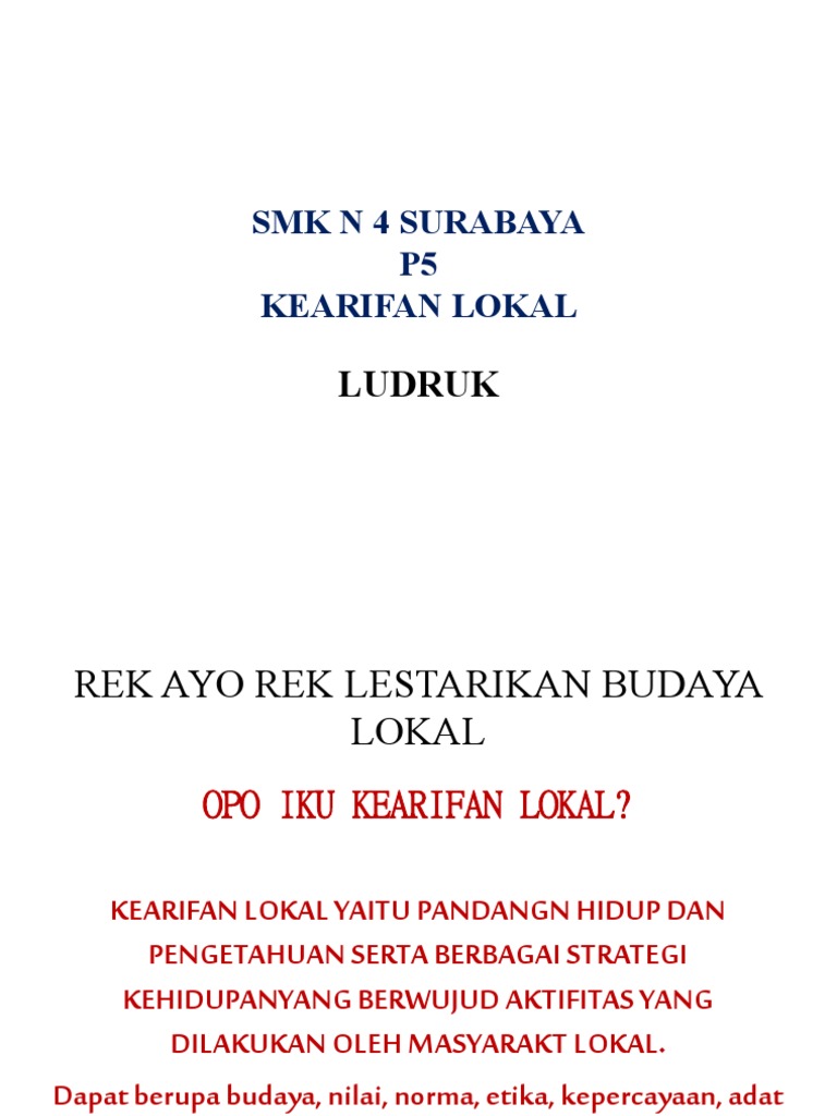 Ludruk p5 | PDF