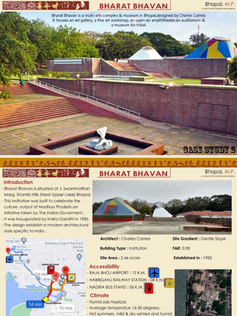 BHARAT BHAVAN, BHOPAL. CASE STUDY - AKSHIT SINGHAL (A.I.A.P. GR Noida ...