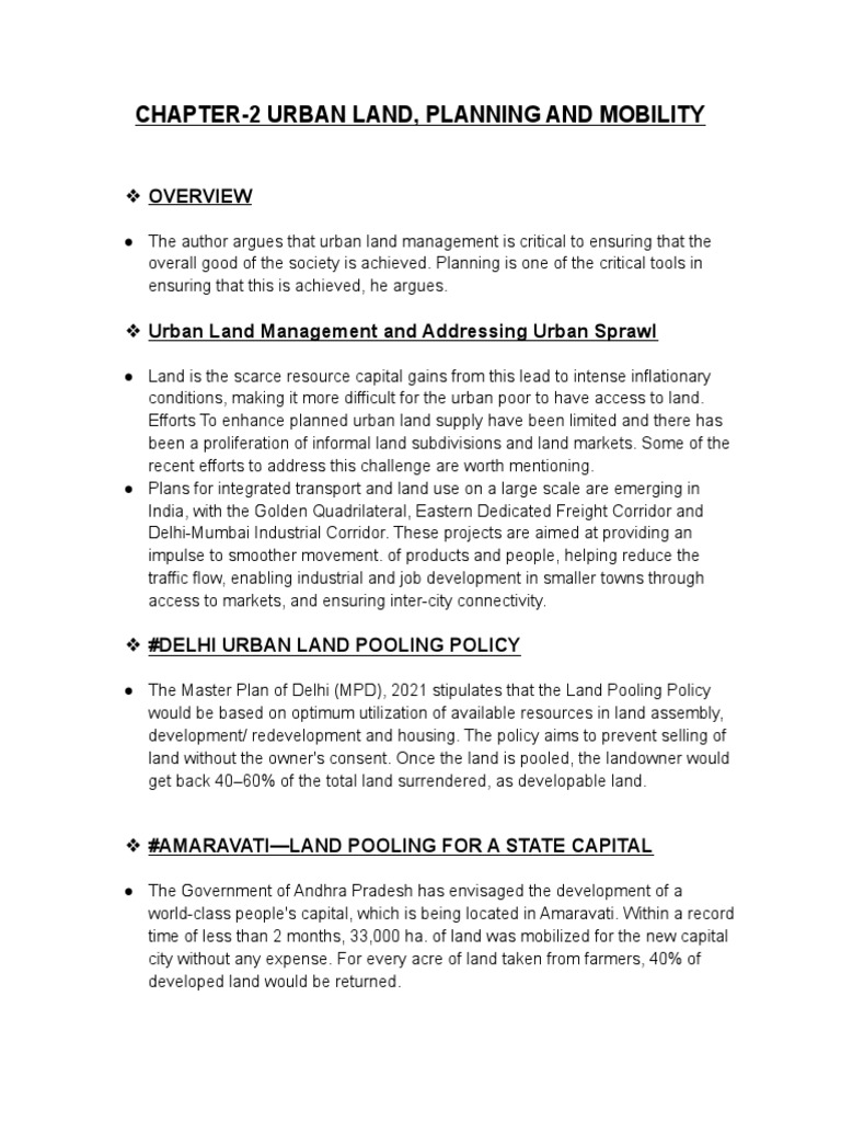 Chapter-2 Ied Review | PDF | Public Transport | Transport