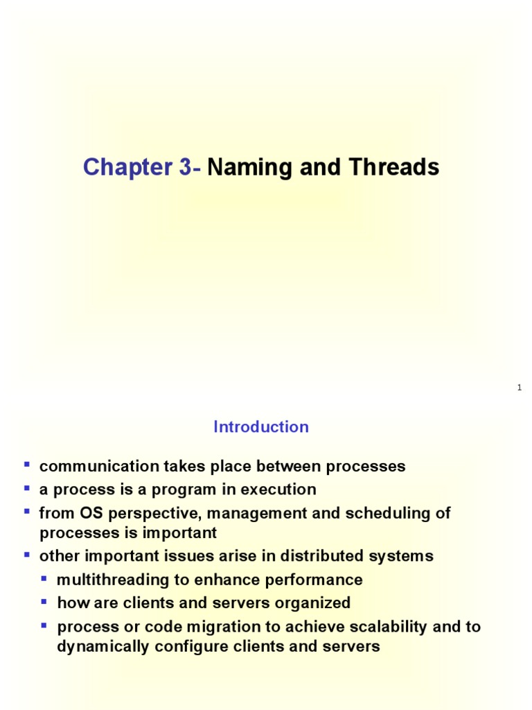Chapter 3-Processes | PDF | Thread (Computing) | Process (Computing)