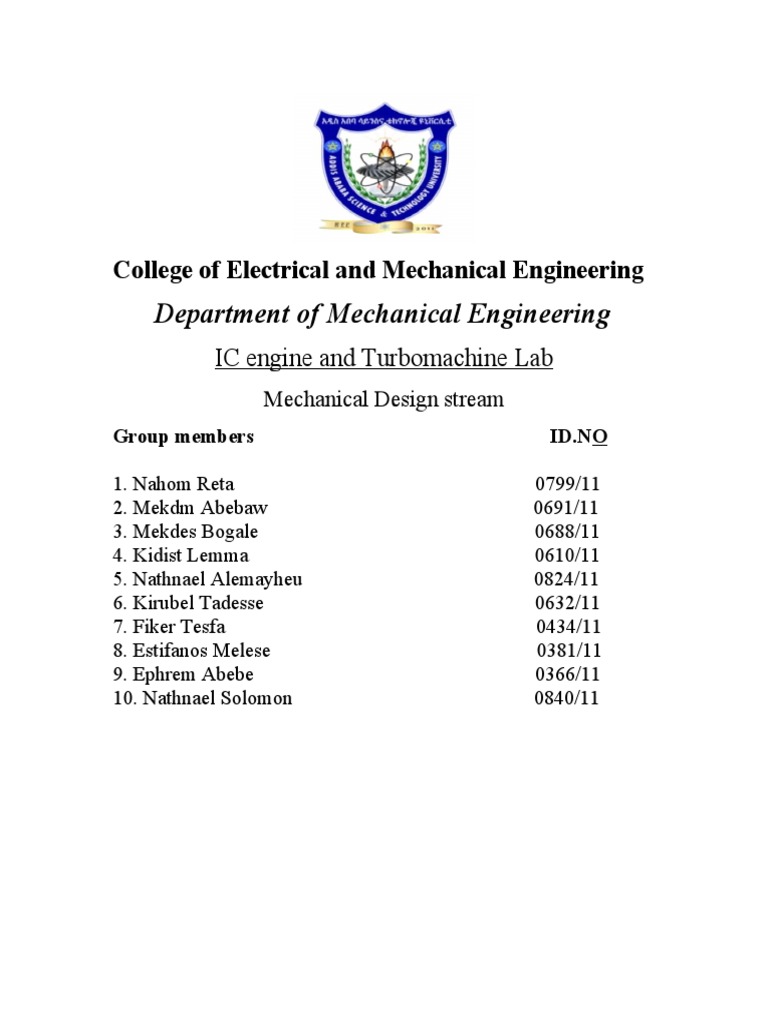 Valve Clearance Lab Report | PDF