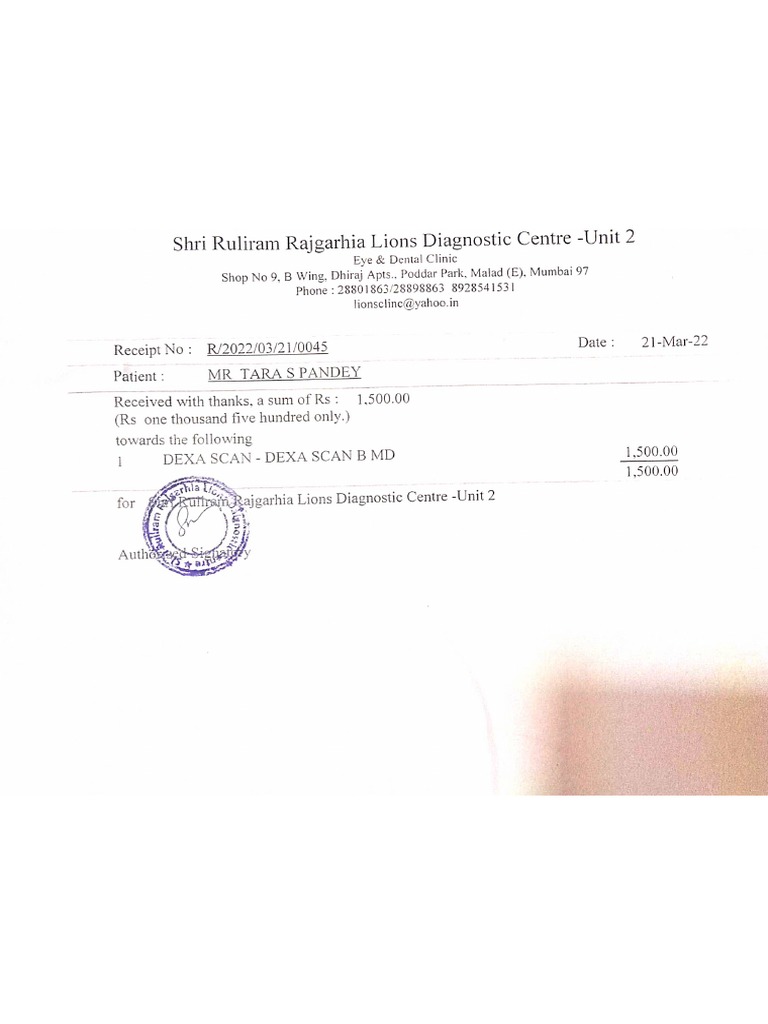Final Bill | PDF