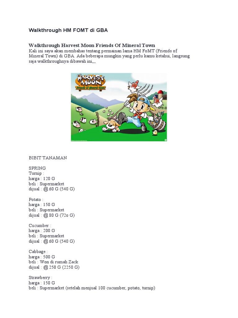 Walkthrough HM FOMT Di GBA | PDF | Pancake | Sauce