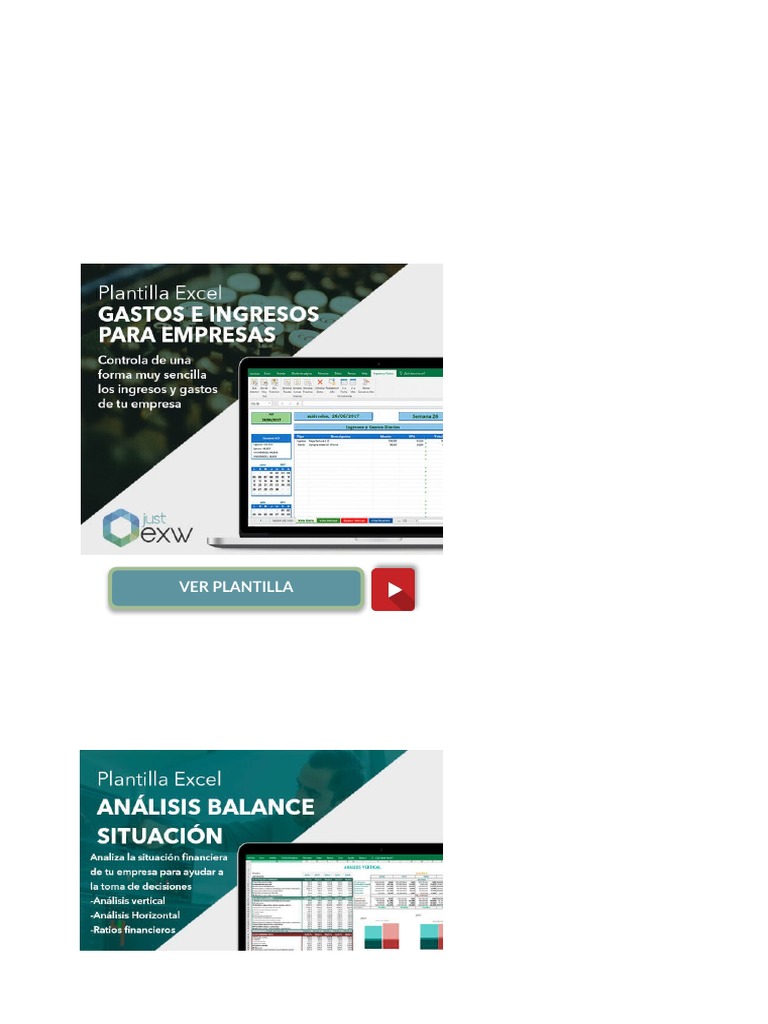 Plantilla PYG para PYMES en Excel | PDF | Valor neto | Hoja de balance
