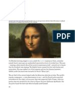 Reading Comprehension Activity The Mona Lisa | PDF | Paintings