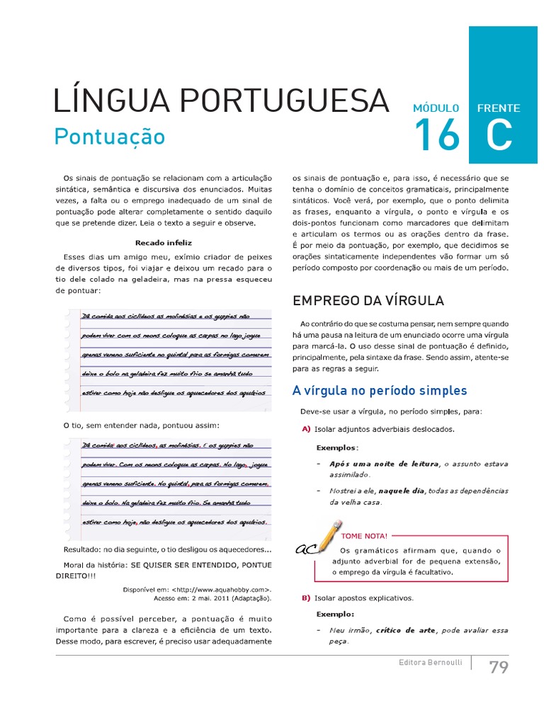 Pontuação | PDF | Linguística