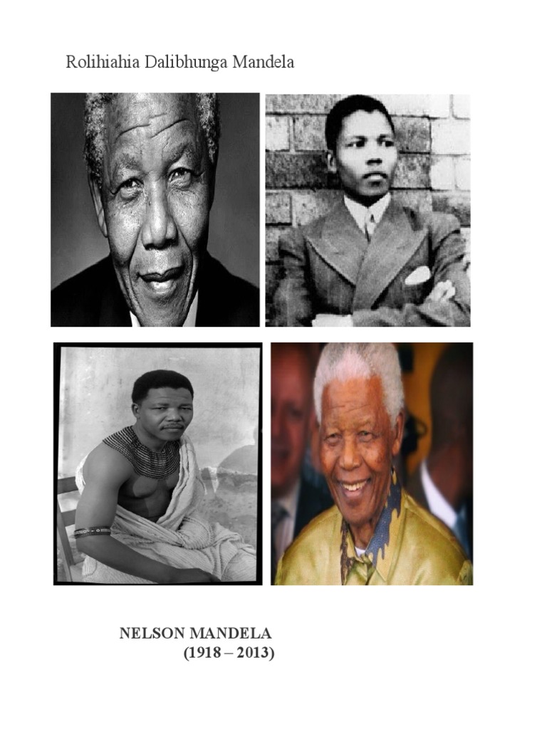 Biografia Resumida de Nelson Mandela | PDF | Nelson Mandela | Apartheid