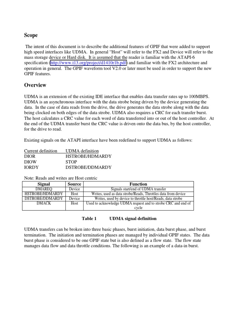 FX2 USB To ATA Udma White Paper | PDF | Computing | Computer Engineering
