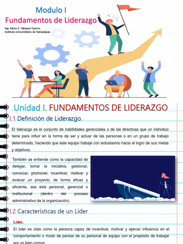 Modulo I Fundamentos de Liderazgo | PDF | Liderazgo | Conceptos psicologicos