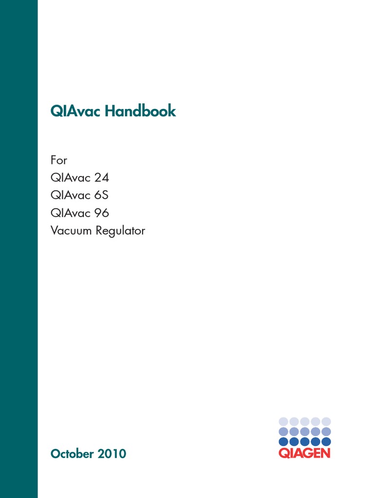 EN QIAvac Handbook | PDF | Pascal (Unit) | Polymerase Chain Reaction