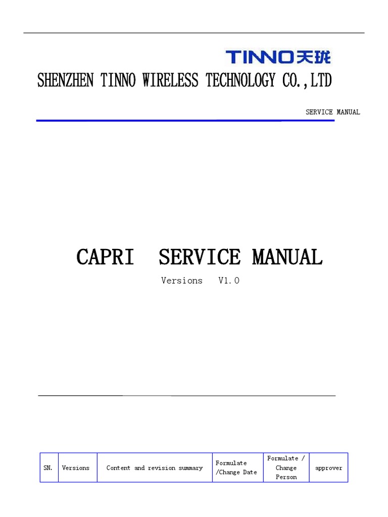 Capri Service Manual V1.0 Overview | PDF | Battery Charger | Bluetooth