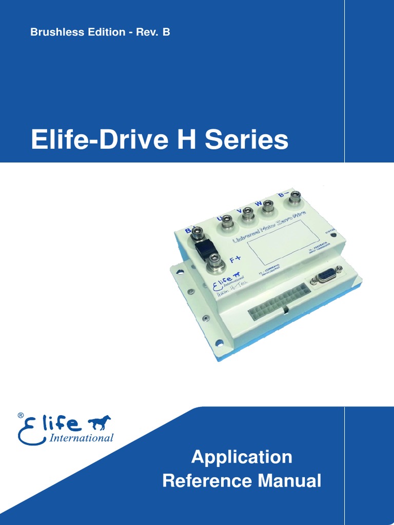 Elife-Drive H Series Application Reference Manual RevB v2.4 | PDF ...