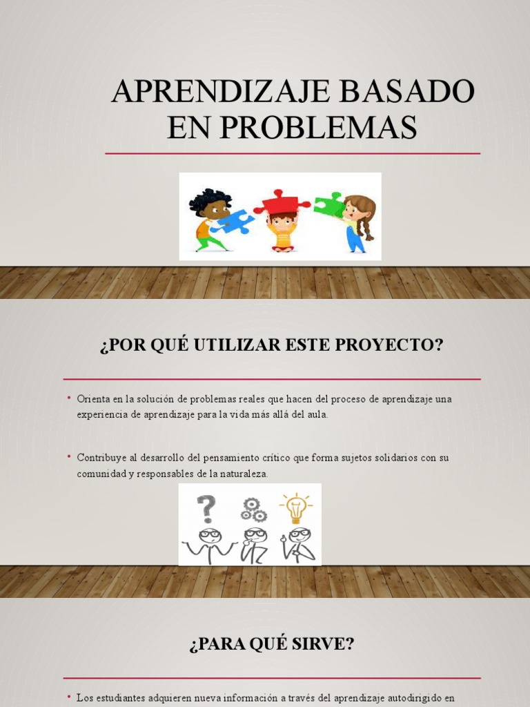 Aprendizaje Basado en Problemas | PDF
