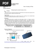 Free Fall Lab Report | PDF | Gravity | Acceleration