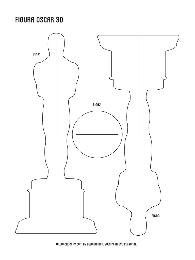 Oscar Statue Printable | PDF