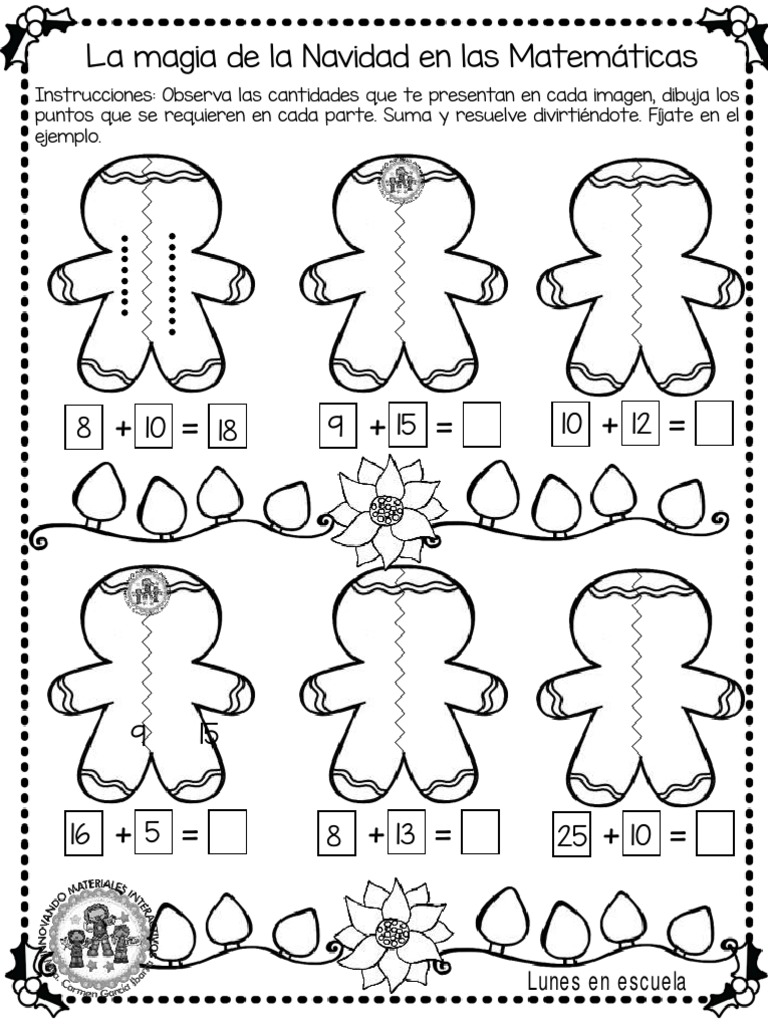 Matemáticas Navidad | PDF