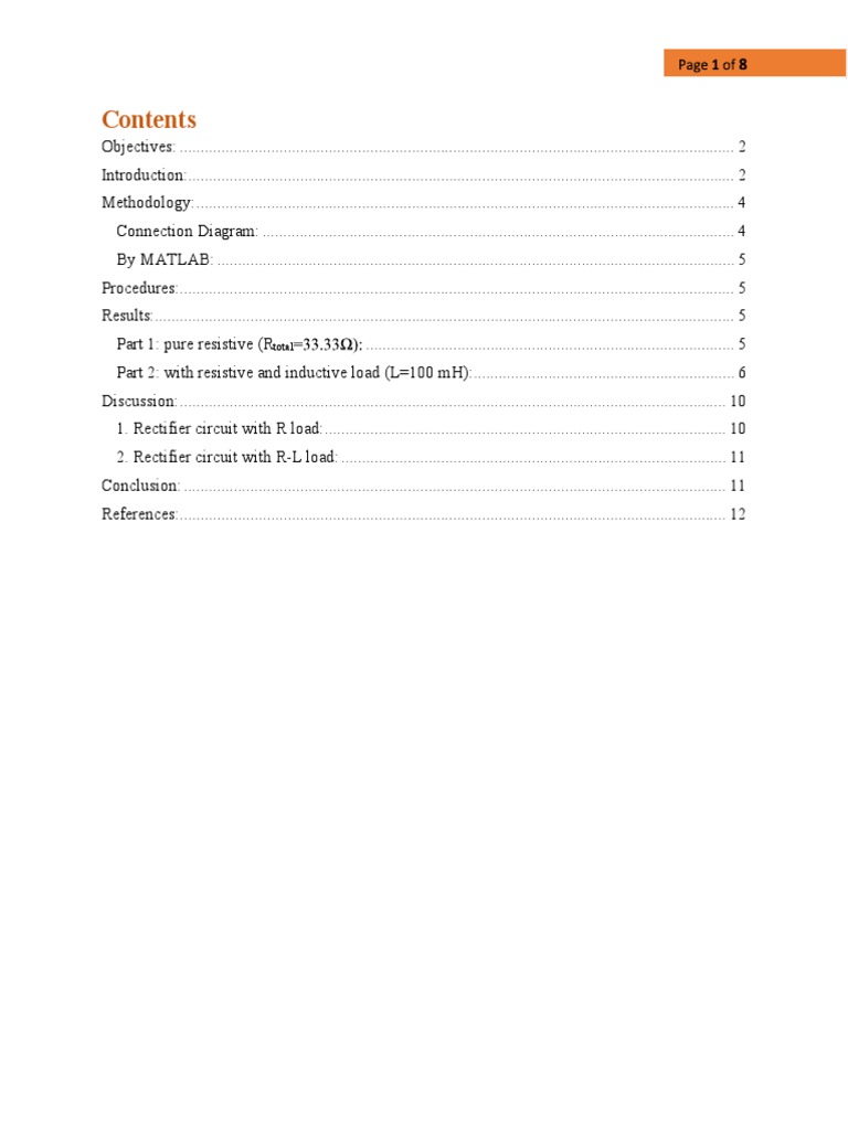Three-Phase Full Wave Rectifier Analysis | PDF | Rectifier | Electrical ...