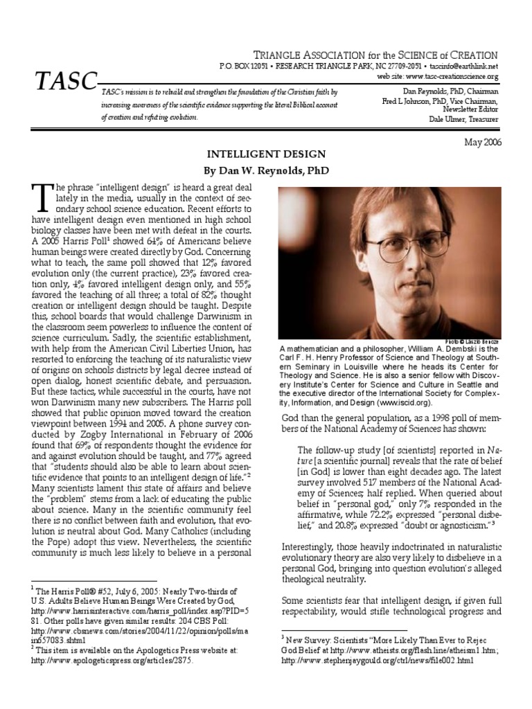Intelligent Design | PDF | Intelligent Design | Science