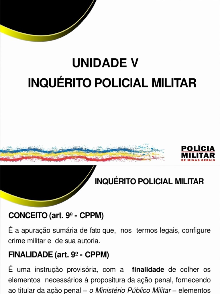 IPM Unidade V: Conceito, Finalidade e Destinatários | PDF | Confissão ...