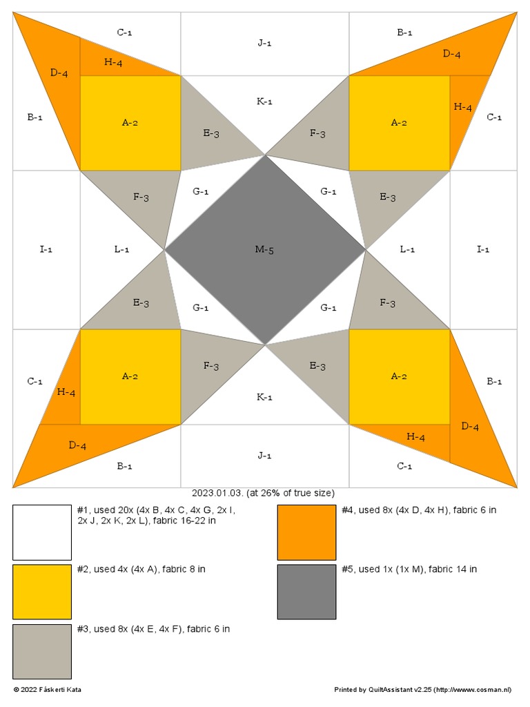 Printed by Quiltassistant V2.25 (HTTP://WWWW - Cosman.Nl) © 2022 ...
