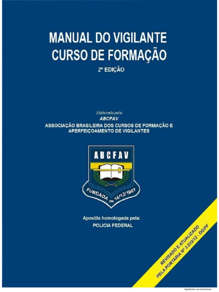 Manual Do Vigilante - Apostila Fa | PDF