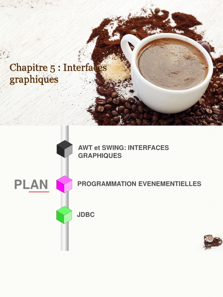 Chapitre 5 Interface Graphique | PDF | Java (Langage de programmation) | Interface graphique