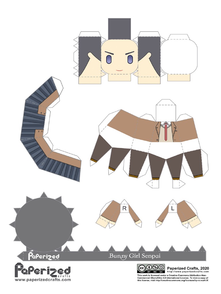 Bunny Girl Senpai - Mai Sakurajima Papercraft | PDF