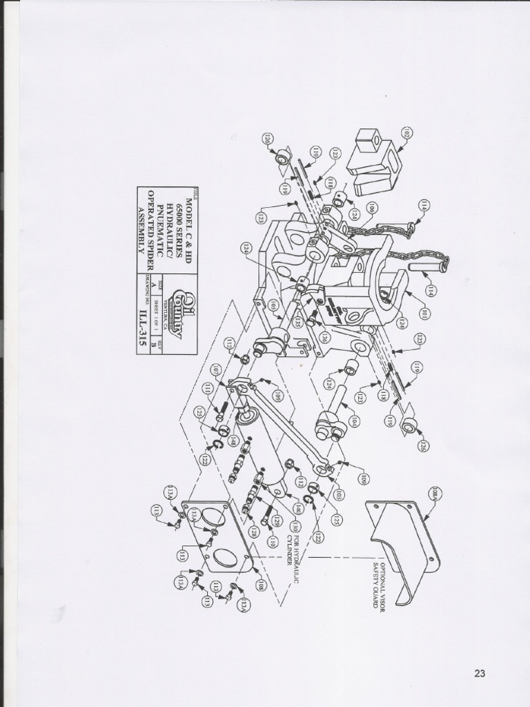 Power Slips Oil Country Model HD (250000 LB.) 6500 Series PNUEMATIC | PDF